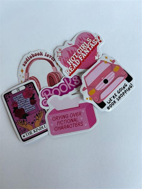 Girlie Book Stickers Pack Adult Stickers Etsy