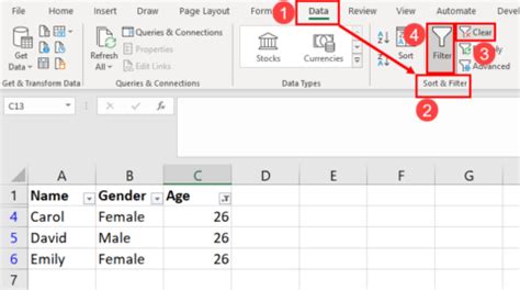 Ways To Clear All Filters In Microsoft Excel How To Excel