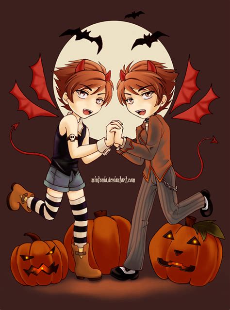 Devil Twins By Mintonia On Deviantart