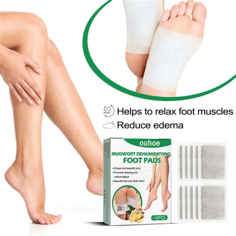 Dropship Ouhoe Mugwort Foot Patch Ginger Mugwort Essence Removing