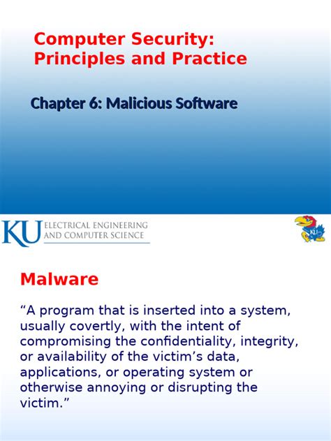 Ch06 Malicious Software Pdf Computer Virus Malware