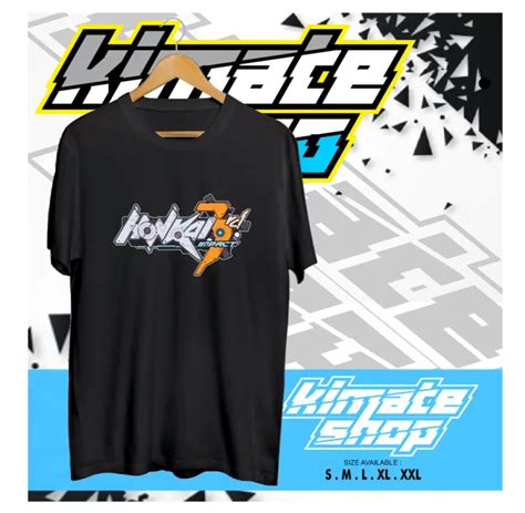 Kaos Baju Honkai Impact Rd Logo Kaos Game Anime Gamer Murah Keren Kimate Shop Lazada Indonesia
