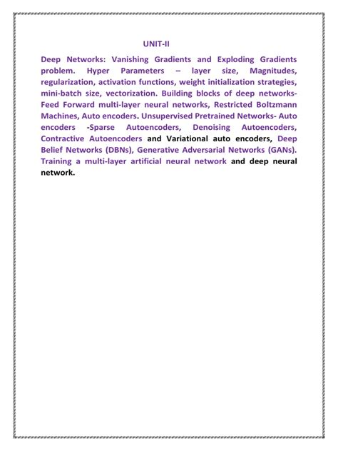Deep Learning Fundamentals Understanding Key Concepts Related To Deep Neural Networks