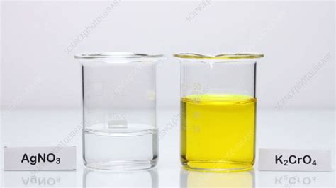 Silver Chromate Precipitate Stock Video Clip K009 1952 Science
