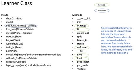 lesson 1 learner what goes on behind in the fastai library advanced part 1 v3 fast ai