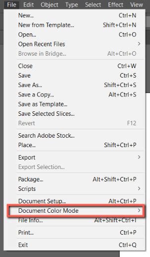 How To Change Color Mode In Adobe Illustrator Guide