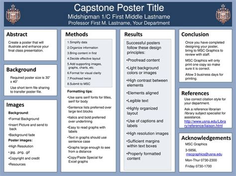 Instructions For Capstone Day Posters Ppt Download
