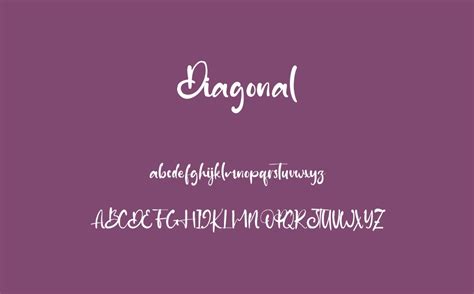Diagonal Free Font