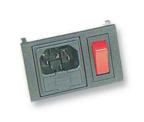 Bulgin Limited Iec Inlet Red Illuminated