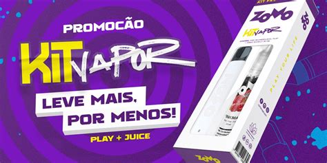 Promo O Kit Vapor Play Juice Zomo Vape