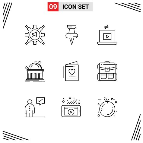 9 Universal Outlines Set For Web And Mobile Applications Card Learning Laptop Education Library