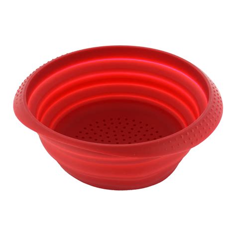 Collapsible Colander Folding Strainer Sieve Space Saver Kitchen Camping