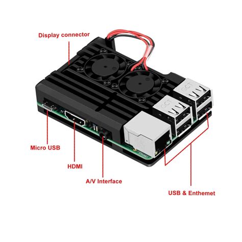 Vỏ Nhôm 2 Quạt Raspberry Pi 3b3b Raspberry Pi Việt Nam