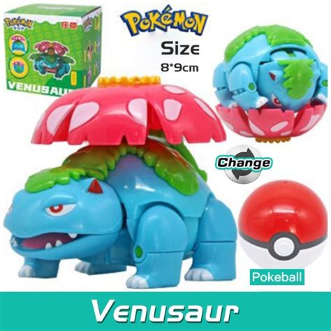 Jual Action Figure Pokeball Figure Pokemon Deformation Figure Pikachu