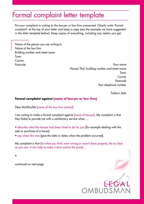 45 Complaint Letter Examples To Download