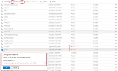 Configure Anonymously Accessible Azure Data Lake Gen 2 Microsoft Qanda
