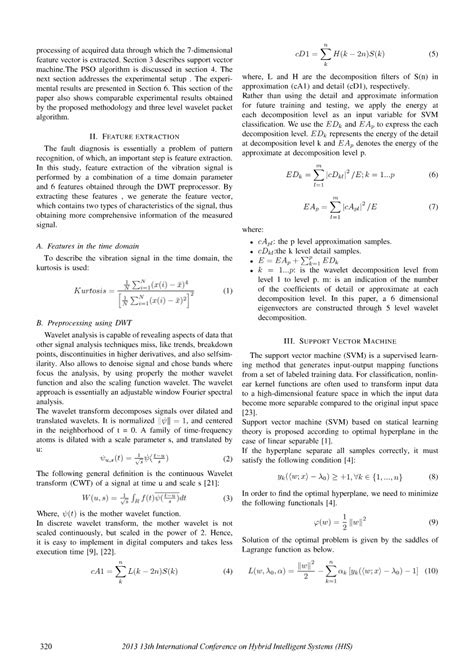 一种新的基于粒子群优化算法的支持向量机预处理的轴承故障诊断分析方法外文翻译资料 文献翻译网