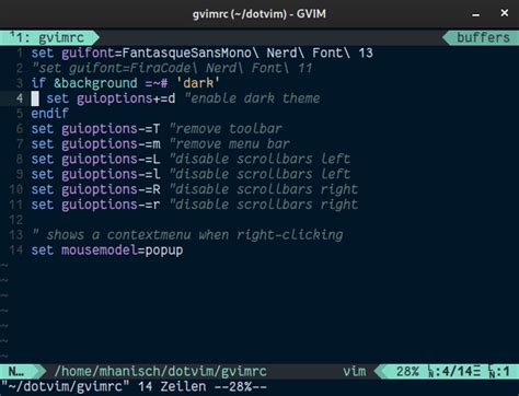 Strange Flashing In Gtk Header Bar When Using Explore In Gvim R Vim