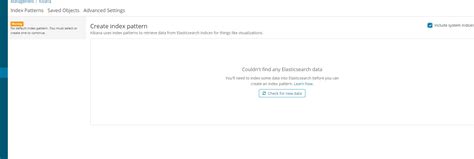 Missing Create Add Index Button In Kibana Kibana Discuss The