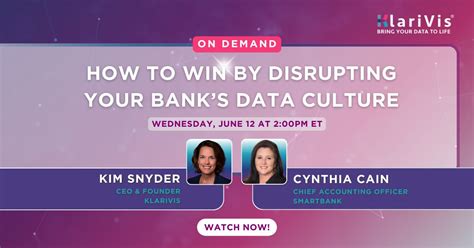 Webinar How To Win By Disrupting Your Banks Data Culture
