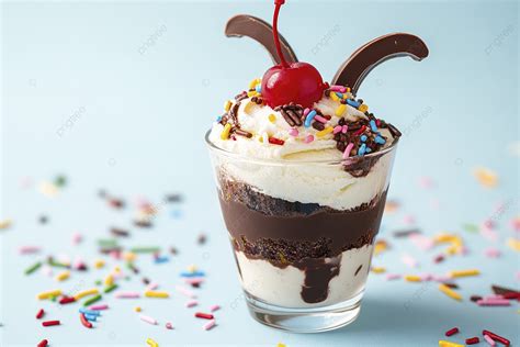 Ice Cream Sundae Background Now Scooping The Matcha Chip Sundae