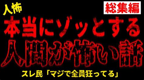 【2chヒトコワ】本当にゾッとする人間が怖い話 総集編 Vol 14【ホラー】【人怖スレ】 Youtube