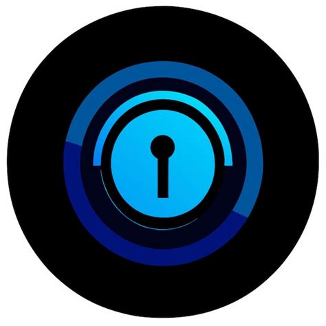 Password Circle Icon Vector Illustration Premium Ai Generated Vector