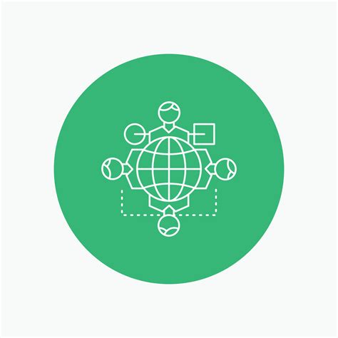 Function Instruction Logic Operation Meeting White Line Icon In
