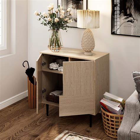 Buy Mepplzian Sideboard Buffet Cabinet Kitchen Storage Cabinet With Doors Farmhouse Sideboard