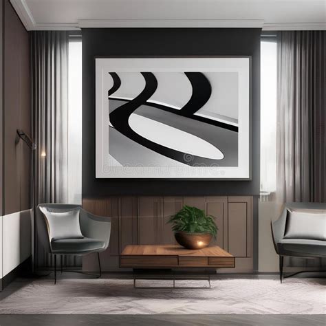 Bold Contrasts And Sharp Angles Conveying A Sense Of Drama And Tension
