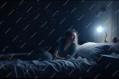 Premium Ai Image Woman Struggling With Insomnia And Sleep Paralysis