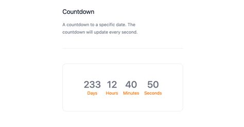 How To Build A Countdown Timer Using Tailwind Css And Vanilla Javascript