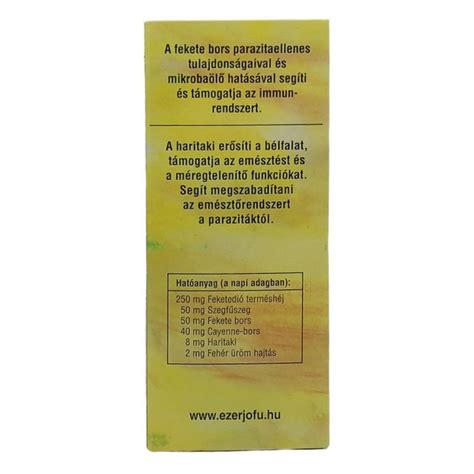 3360 Ft Ezerjófű Parazita Alkoholos Tinktúra 50ml Egészségpláza