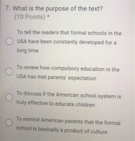 7 What Is The Purpose Of The Text 10 Points StudyX