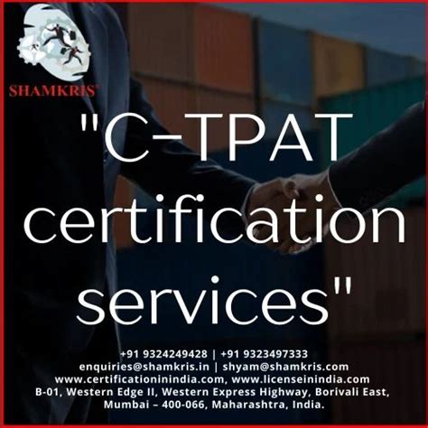 C Tpat Certification Service At ₹ 110000certificate In Mumbai Id
