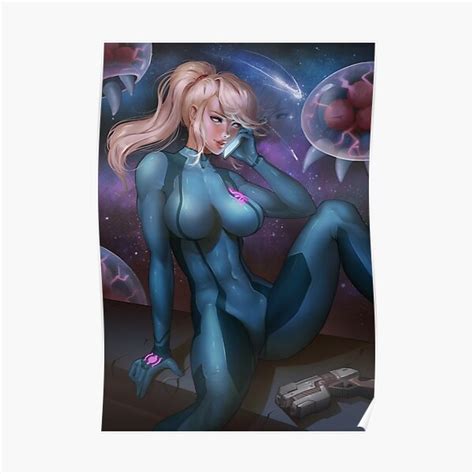 Samus Aran Poster For Sale By AromaSensei Redbubble