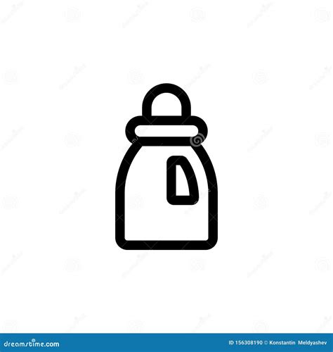 Detergent Icon Simple Thin Line Outline Vector Of Laundry Icons For