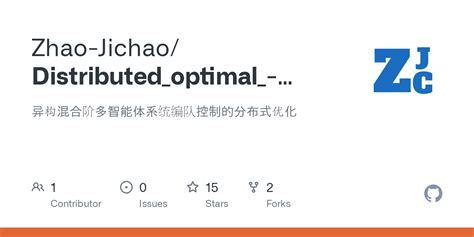 Github Zhao Jichaodistributedoptimal Formationcontrolof