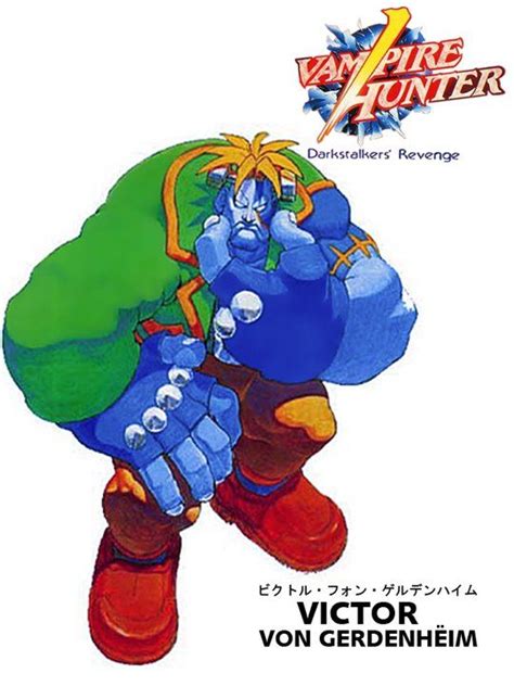 Vampire Hunter Victor Capcom Art Character Design Inspiration