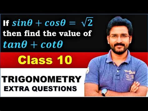 If sinθ cosθ root then find the value of tanθ cotθ sin theta cos theta root YouTube