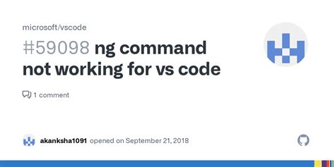ng command not working for vs code · issue 59098 · microsoft vscode