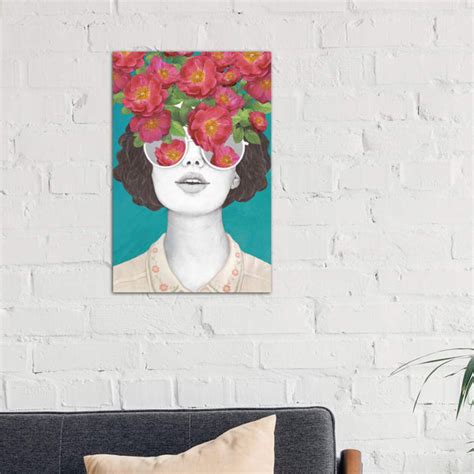Ebern Designs The Optimist Rose Tinted Glasses By Laura Graves