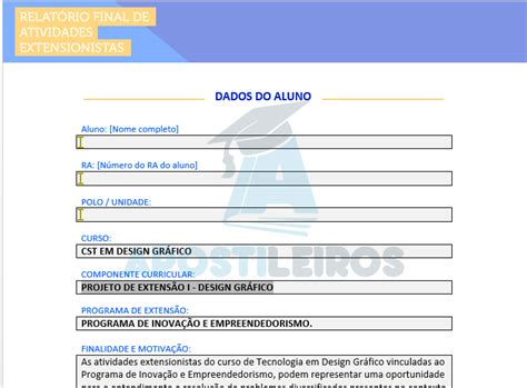 Arquivos Projeto de Extensão I Design Gráfico Apostileiros