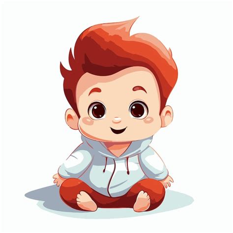 달콤한 아기 그림 프리미엄 벡터