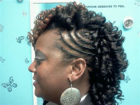 Caring For Natural Hair Curly Mohawk On 3 Years Natural Hair