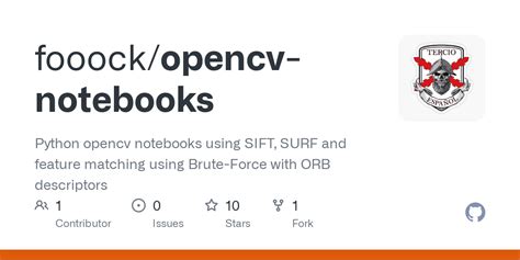 GitHub Fooock Opencv Notebooks Python Opencv Notebooks Using SIFT SURF And Feature Matching