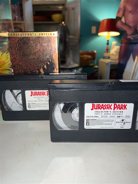 Vintage VHS Tapes Jurassic Park And The Lost World Video Movie Tape