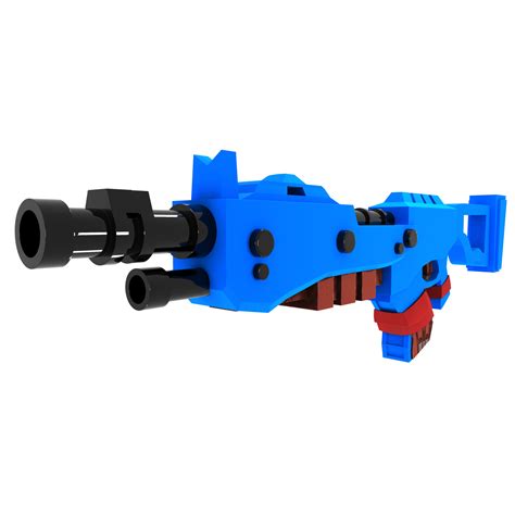3d Gaming Gun Render 28297440 Png