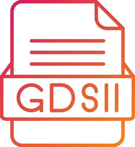 Gdsii File Format Icon 29148695 Vector Art At Vecteezy