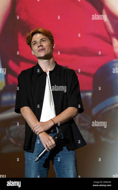 Actor Felix Lefebvre Attends The Premiere Of His Film Ete 85 On July 07 2020 In Lille France
